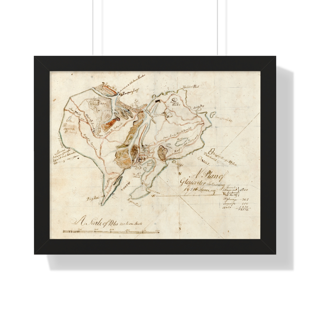 Gloucester Historical Map "A Plan of Gloucester" - 1794 Gloucester ...