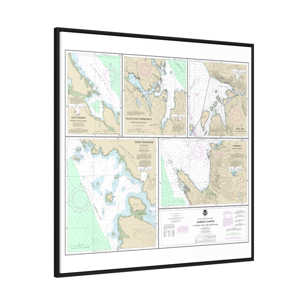 Harbor Charts-Clarence Strait and Behm Canal Dewey Anchorage, Etolin ...