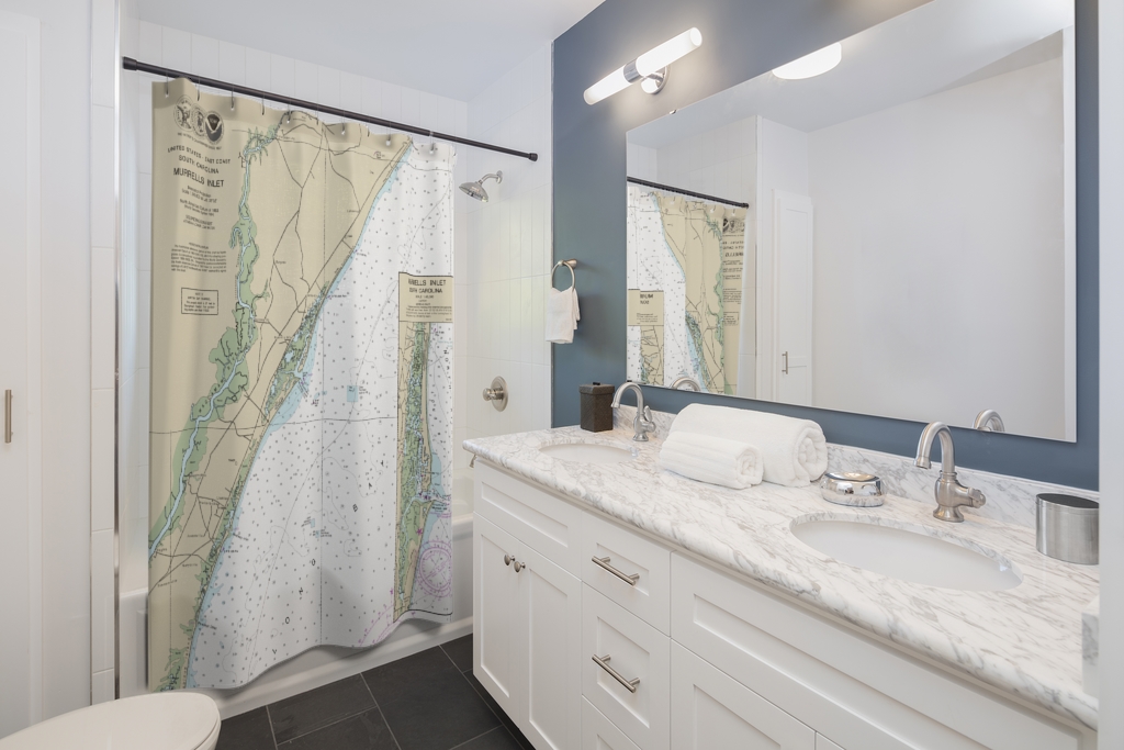 Murrells Inlet Nautical Chart Shower Curtains · Chart Mugs